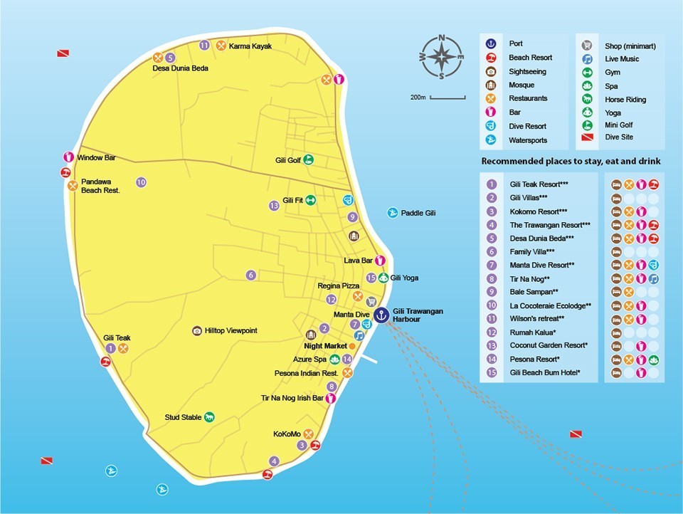 Gili Trawangan: Travel tips about accommodation, restaurants, things to do